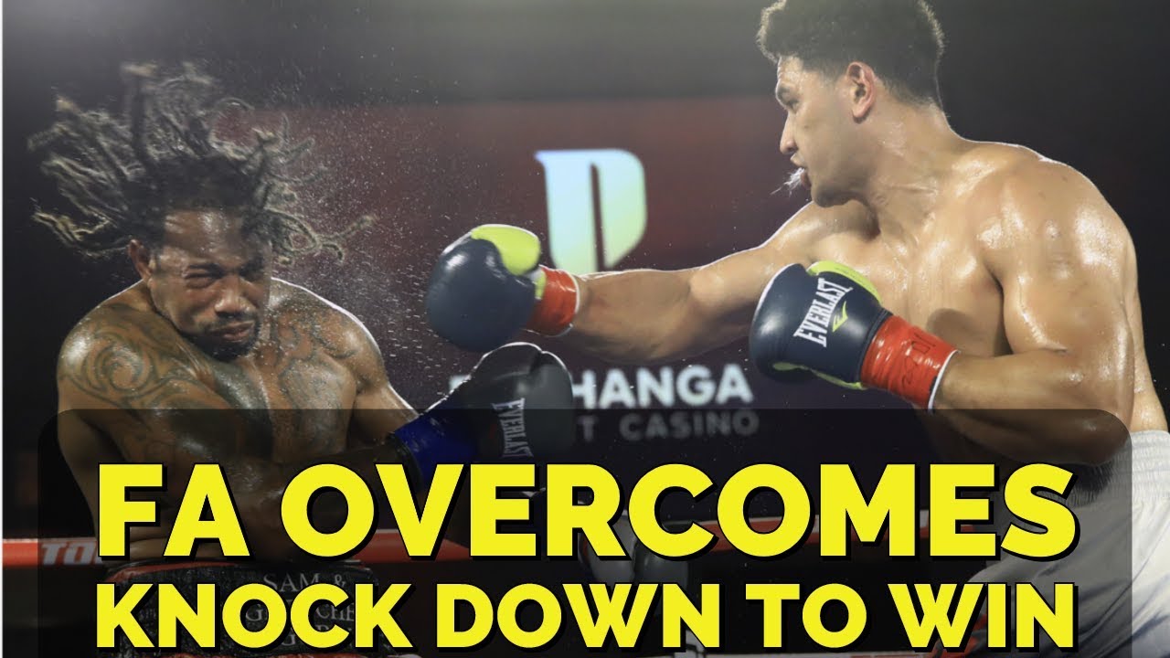 HIGHLIGHTS: JUNIOR FA OVERCOMES KNOCKDOWN TO DECISION DOMINICK GUINN ...
