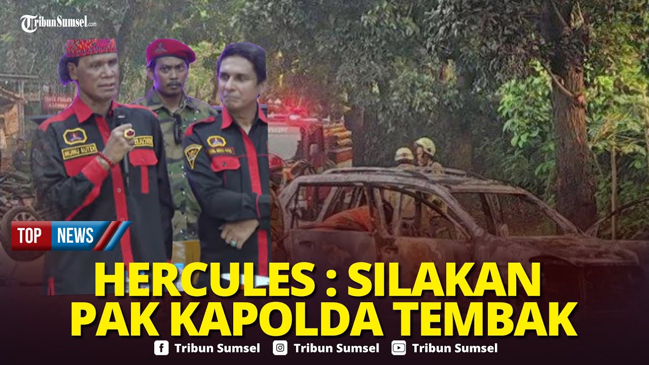 🔴LIVE Hercules Persilakan Kapolda Tembak Anggota GRIB yang Baka Mobil Polisi : Langsung Hubungi ...