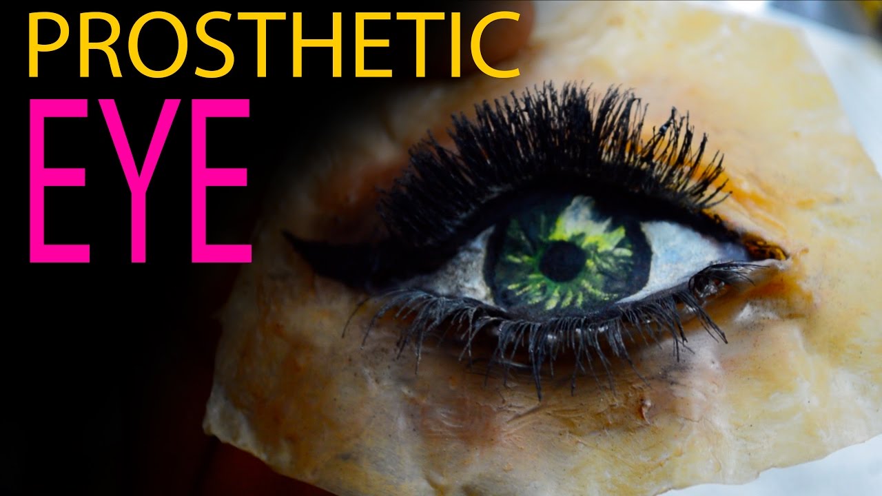 Latex Prosthetic Fake Eye Special FX Makeup Tutorial - YouTube
