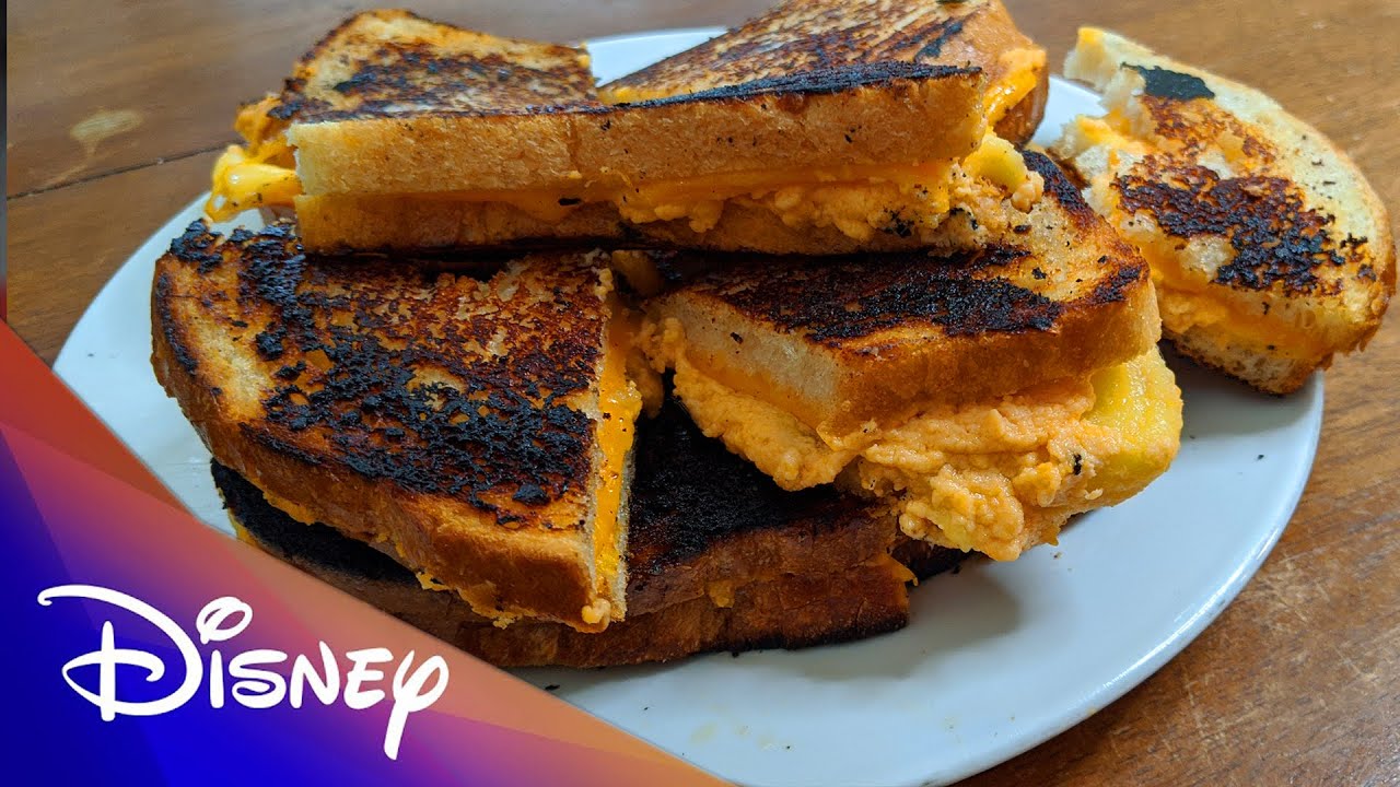 Devouring Three Cheese Sandwich From Disneyland | Mukbang Monday - YouTube