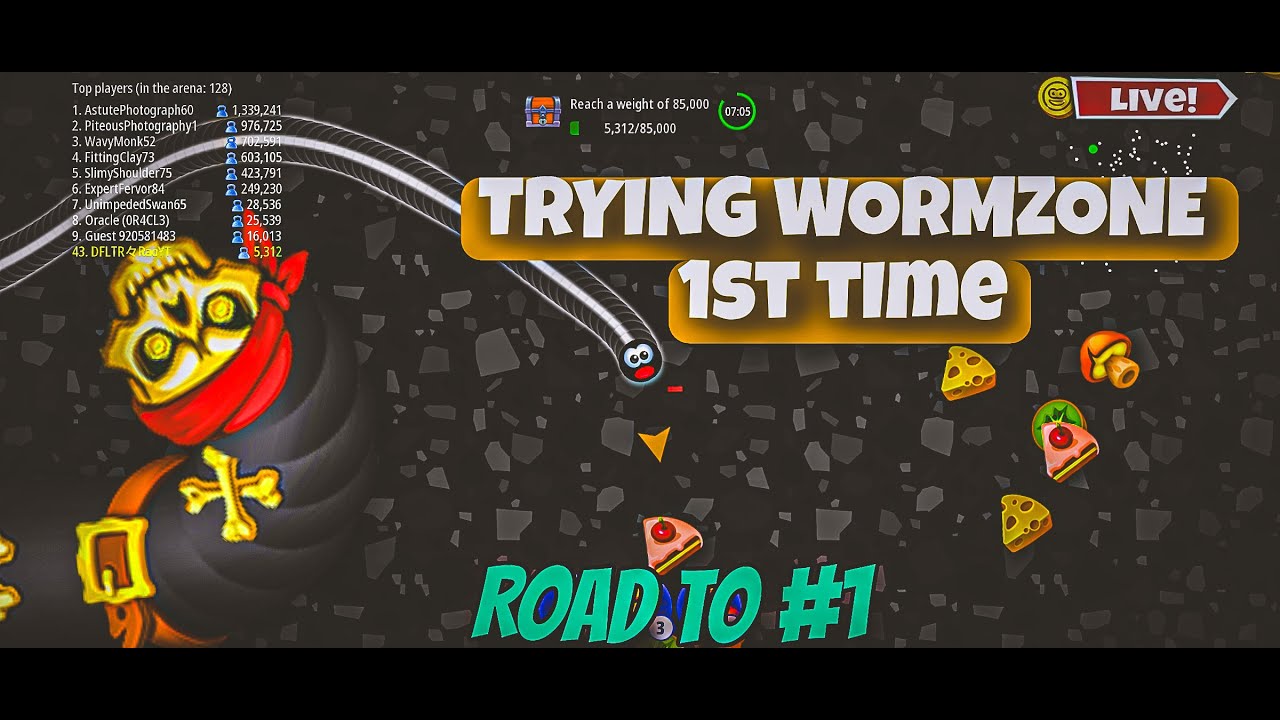 WORMZONE.OI ☠️ SNAKEGAME LIVE🔥 WORMSZONE GAME LIVESTREAM - YouTube