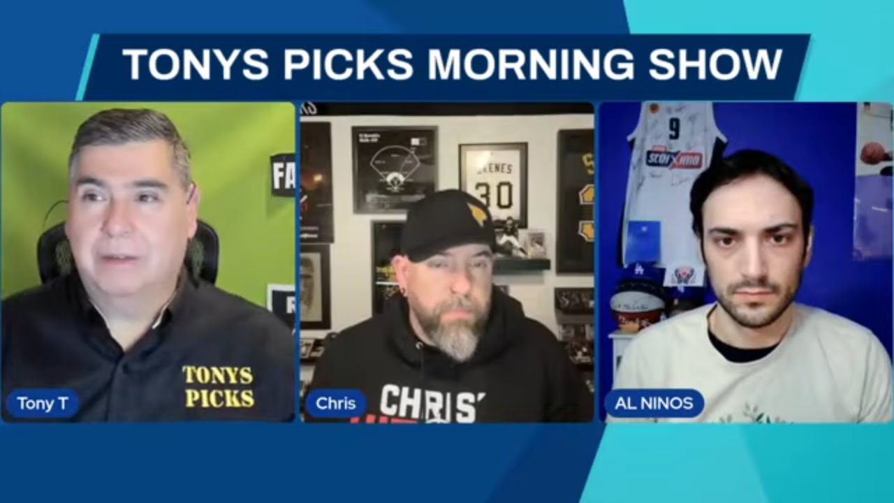 Tonys Picks Morning Show - Free Sports Picks, Predictions for Today's ...