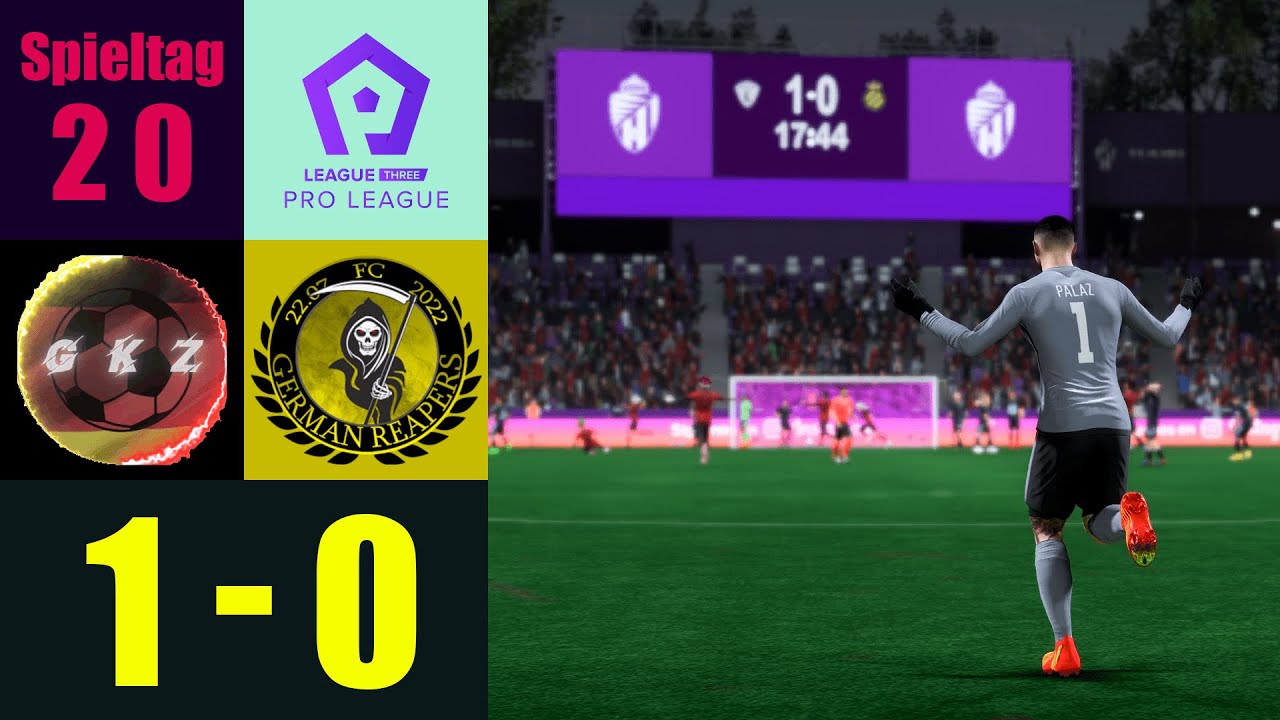 20. Spieltag - GermanKickerzZ vs. German Reapers FC | ProLeague THREE ...