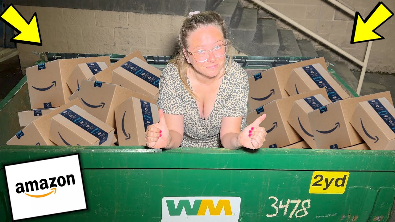 AMAZON LEFT US ANOTHER DUMPSTER FULL OF RETURN PACKAGES! *UNBELIEVABLE ...