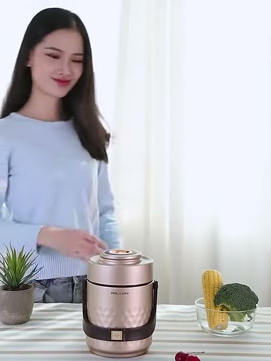 1.5L 304 Stainless Steel Lunch Box Vacuum - YouTube