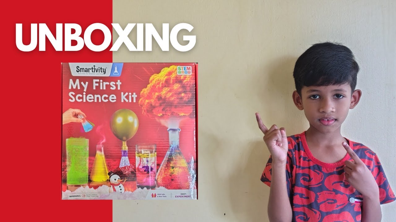 Unboxing Kids Science Experiment Kit | Smartivity My First Science Kit ...