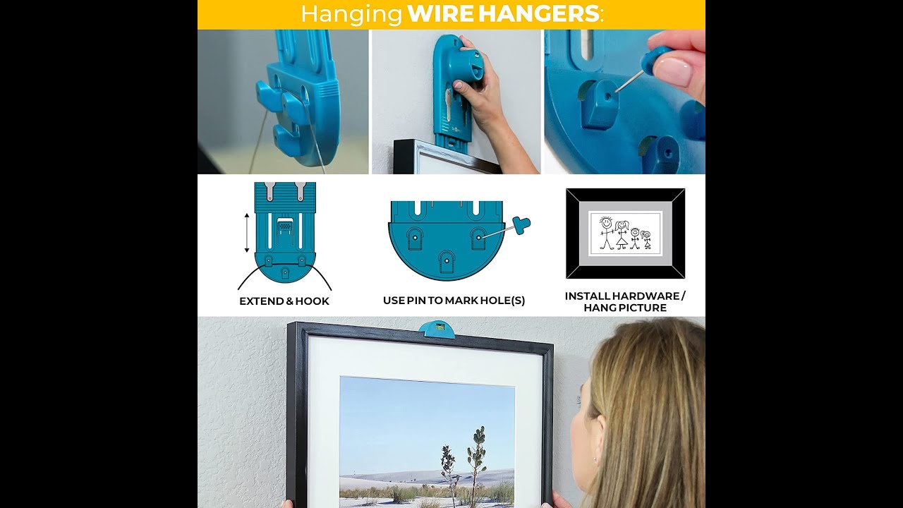 Go Hang It! Pro The Original All-in-One Picture Hanging and Leveling ...