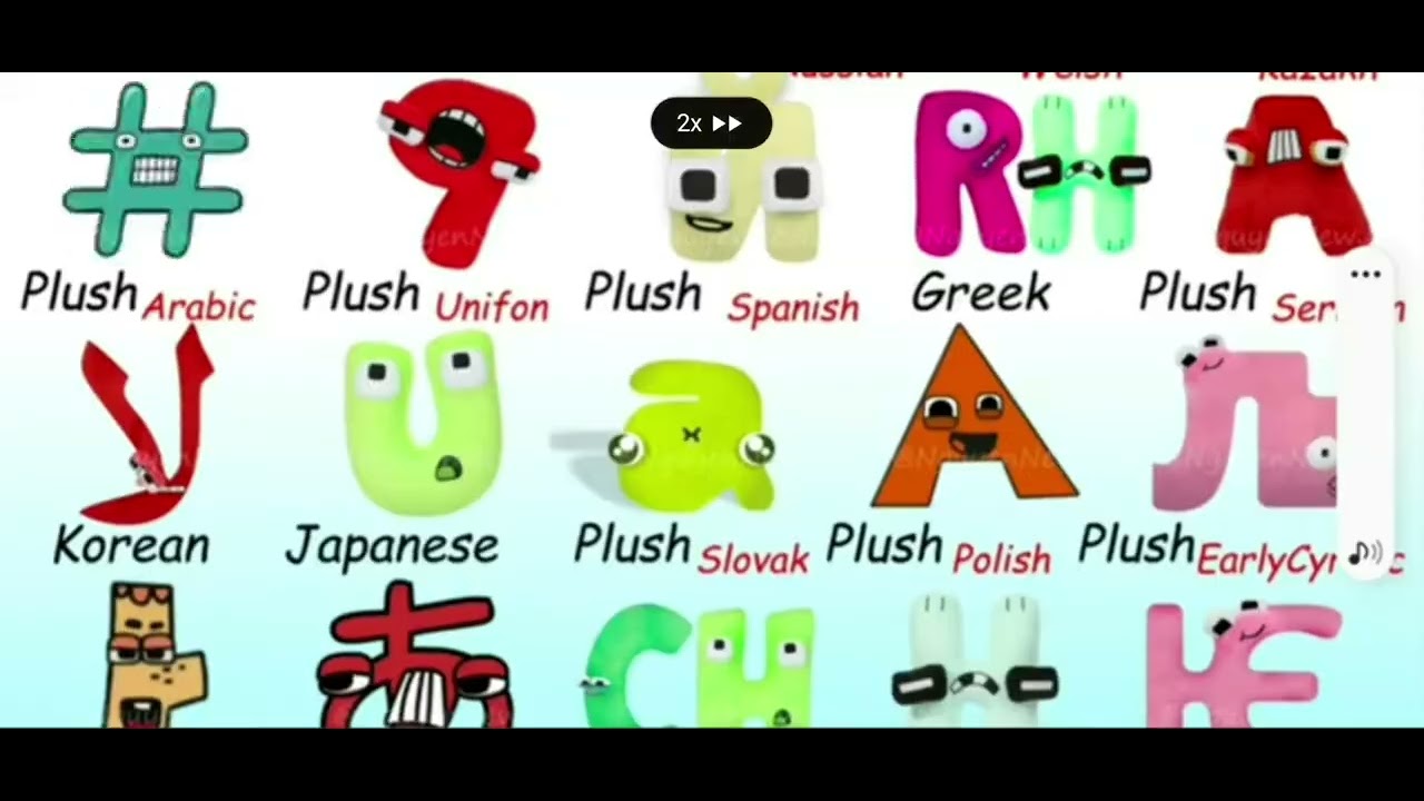 Alphabet Lore Story Movie to 1x to Absolute infinity times speed 64x ...