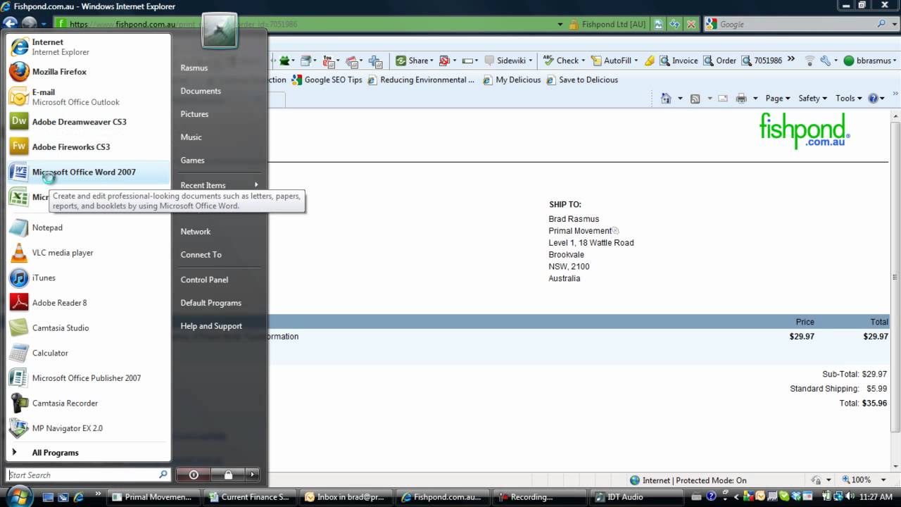 Save email invoices as PDFs for Dropbox - YouTube