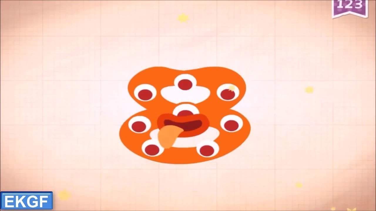 Learn Number Eight 8 in English & Counting, Math by Endless Alphabet ...