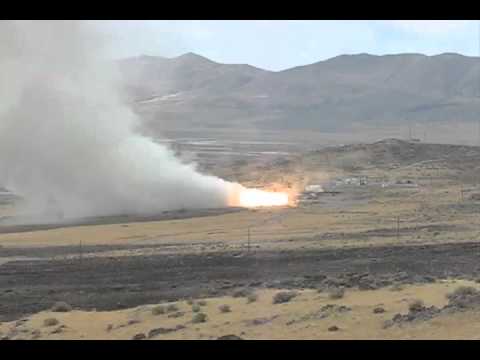 ATK GEM-60 Rocket Motor Test - YouTube