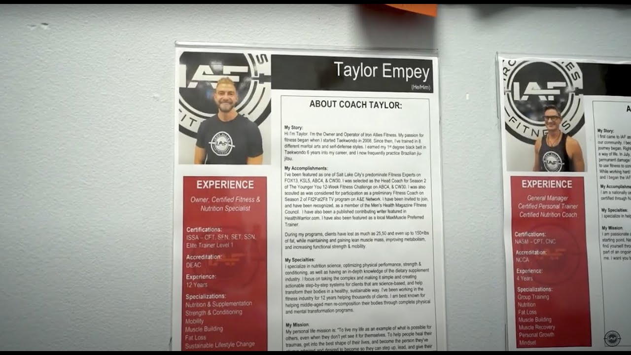Taylor Empey 's Journey - Owner, Fitness & Nutrition Expert Iron Allies ...