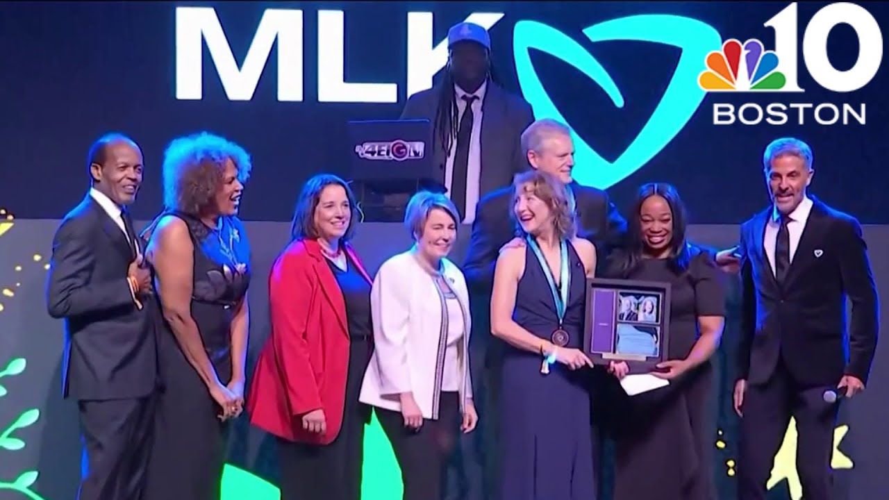 'It's about joy': Celebrating MLK at Embrace Boston Sneaker Gala - YouTube