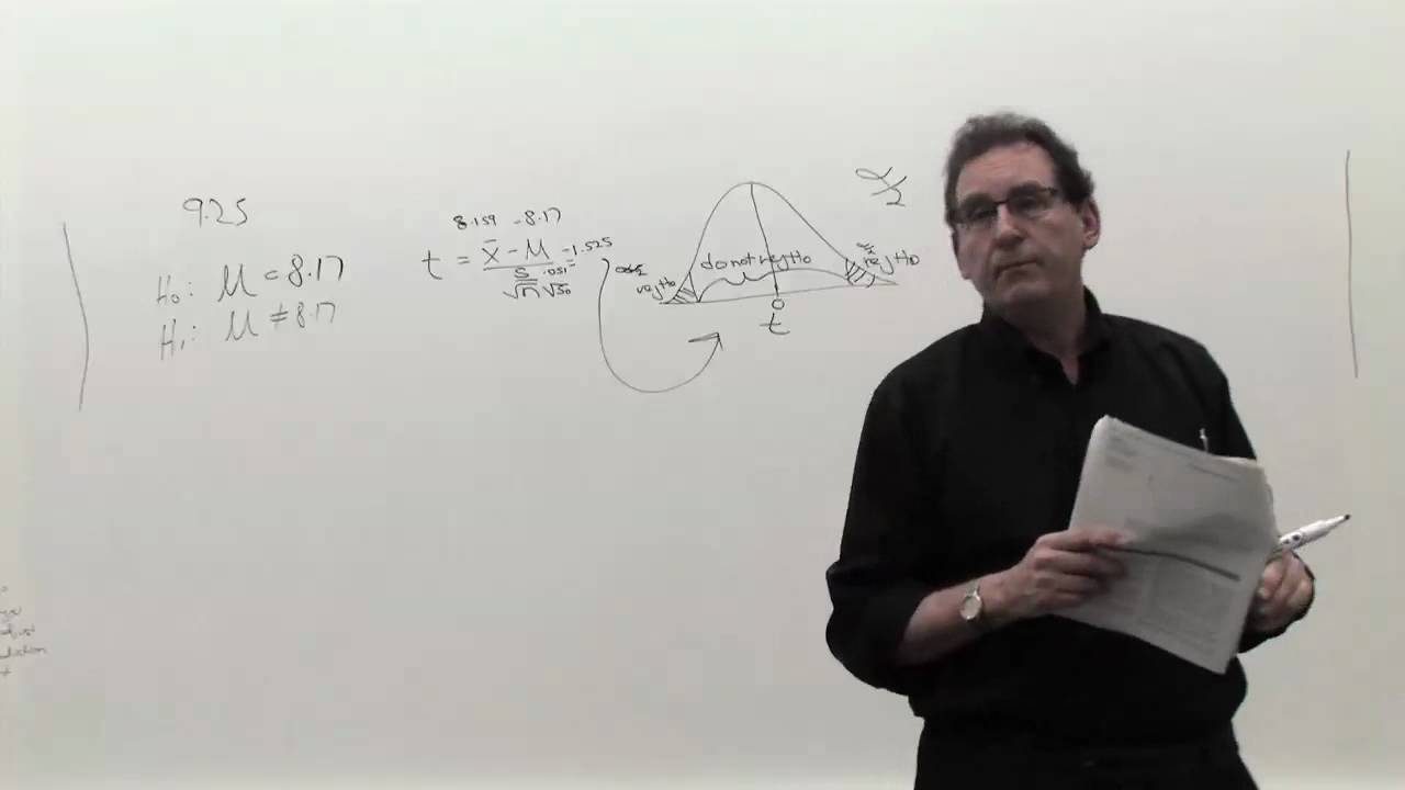 Chapter 09 Hypothesis Testing Worked Example 9 25 One Sample Two chapter-09-hypothesis-testing-worked-example-9-25-one-sample-two