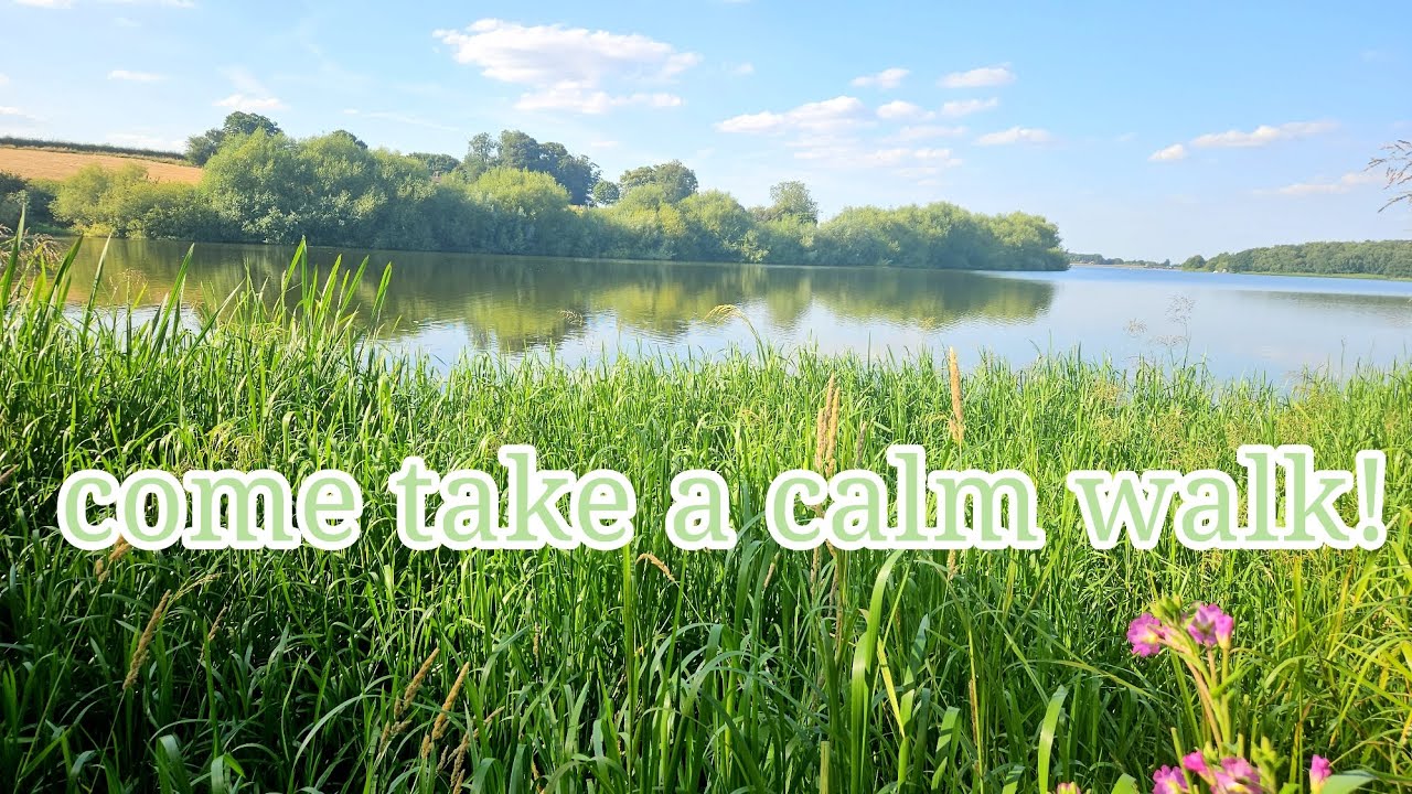 Come take a Calm walk with us around the lake ! - YouTube