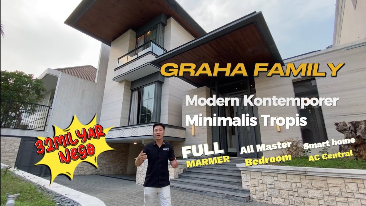 Graha Family Super Mewah 32M !!! Layout Lega, Full Marmer, Modern ...