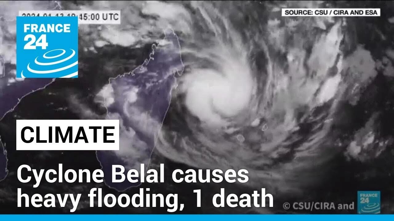 Cyclone Belal causes heavy flooding, 1 death in Mauritius after ...