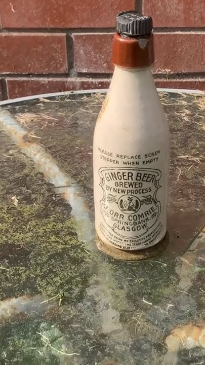some bottle digging finds cleaned up found bottle digging Glasgow Scotland - YouTube