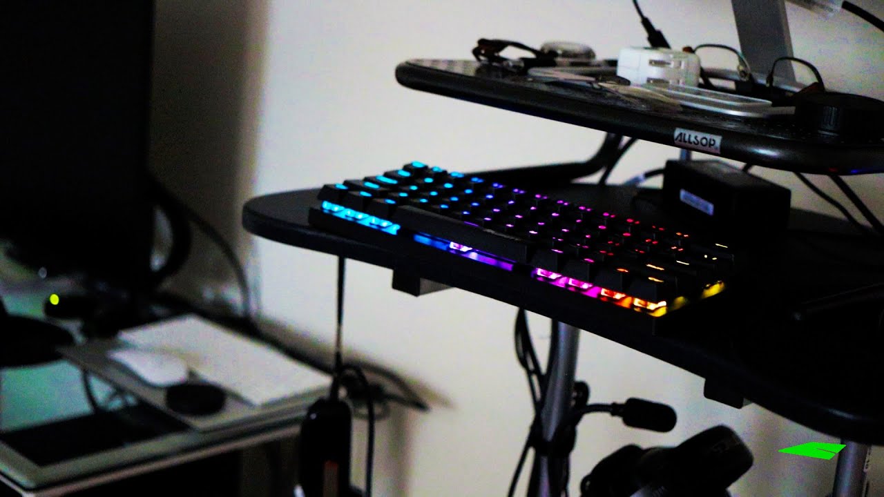 Pauroty 60% Wireless Mechanical Gaming Keyboard, 2.4G/Type-C/Bluetooth ...