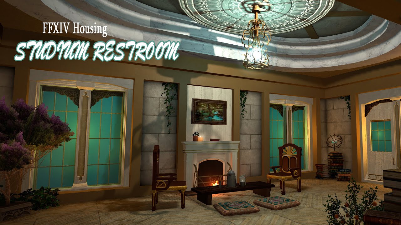 [Medium] Studium Restroom - FFXIV Housing Walkthrough - YouTube