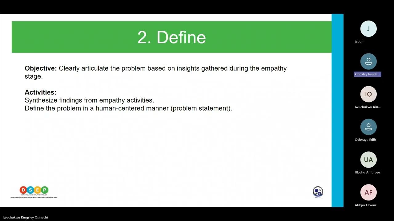 DSEP UI UX DESIGN CLASS C8 LECTURE ON USER RESEARCH - YouTube