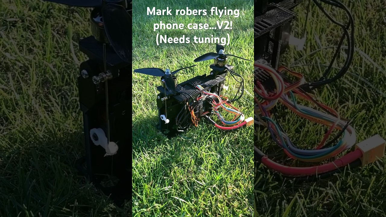 Mark Robers flying phone case…V2. First Flight! #markrober #drones # ...