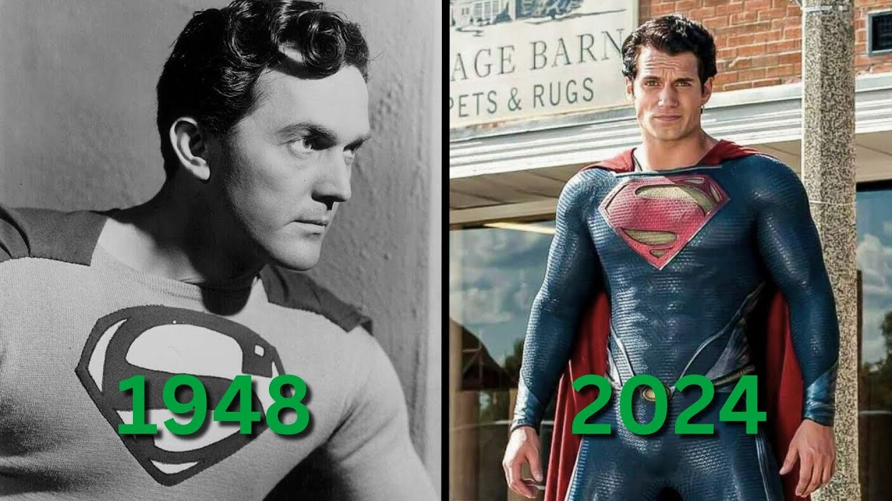 Evolution of Superman Actors | 1948 - 2024 (Timeline History of ...