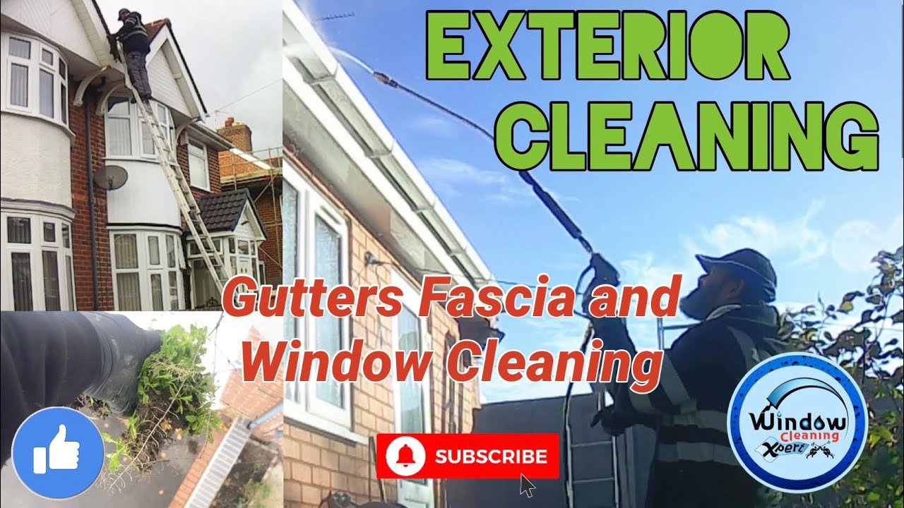 Exterior House Cleaning - Pressure Washing Relax to Watch - Gutter ...