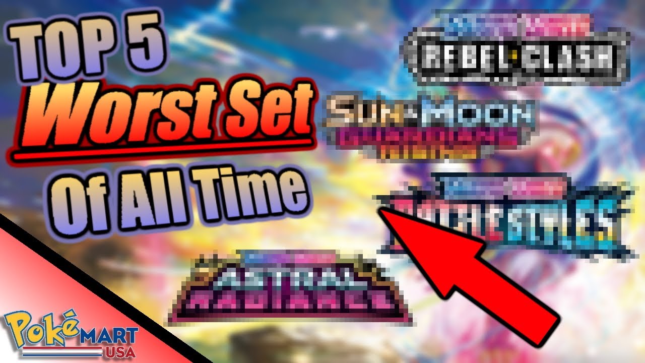 Ranking The Top 5 Worst Pokémon Card Sets Of All Time! (Controversial ...