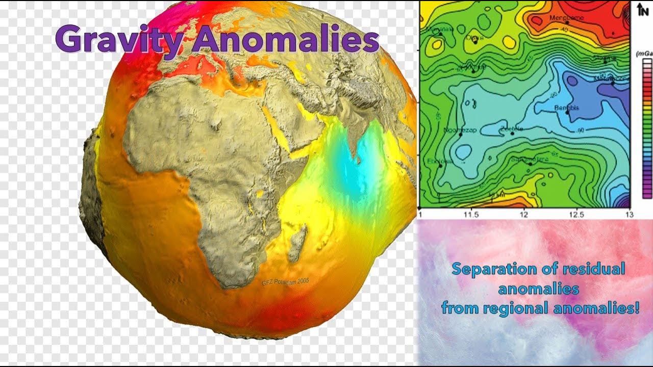 Gravity anomalies, separation of residual and regional gravity anomalies. - YouTube