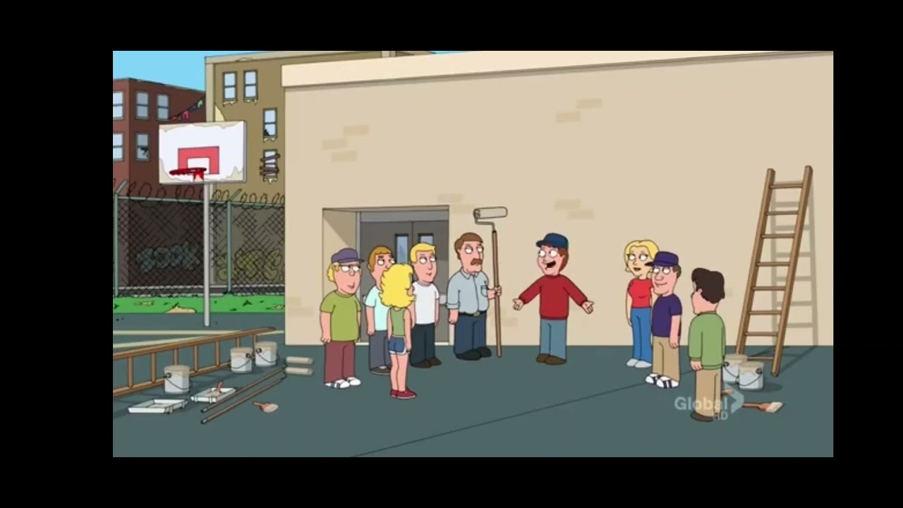 Family Guy - Painting a school - YouTube