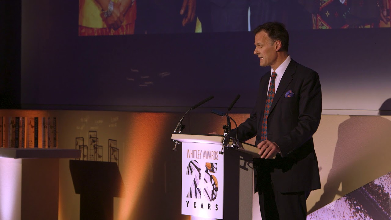 Edward Whitley's speech at the Whitley Awards 2018 - YouTube