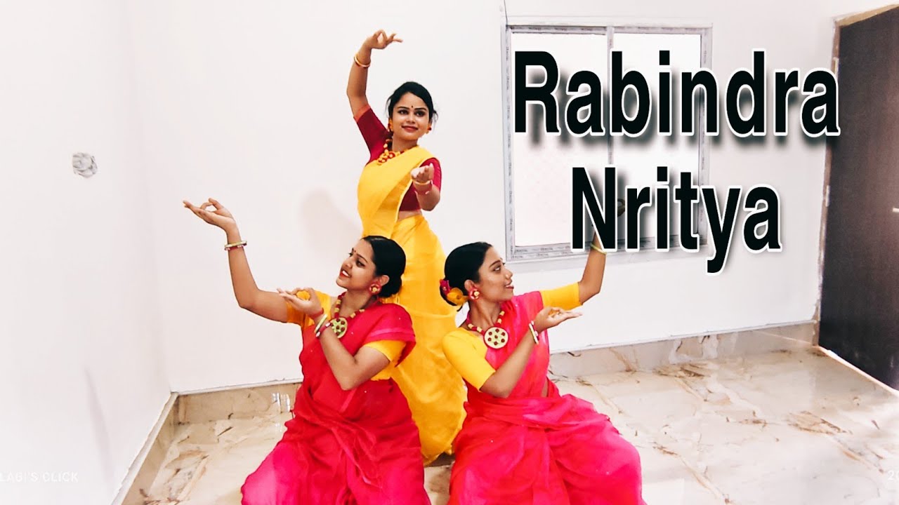 আকাশ জুড়ে শুনিনু - Rabindra Nritya || 25th Boishakh Special Video ...