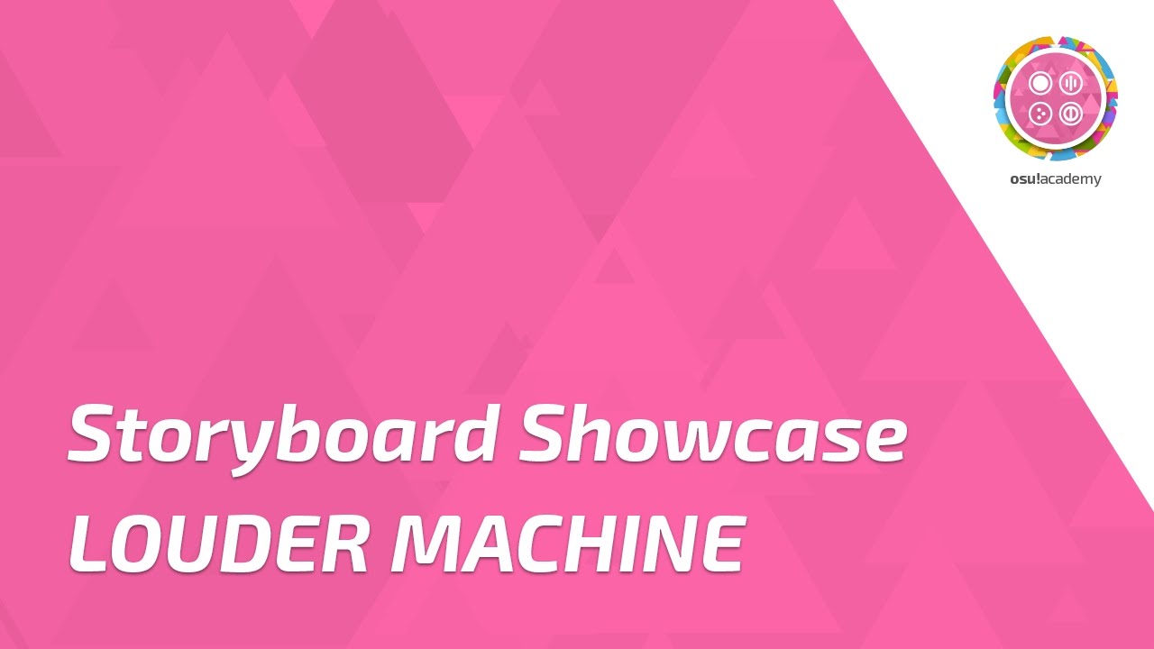 Storyboard Showcase - LOUDER MACHINE - YouTube