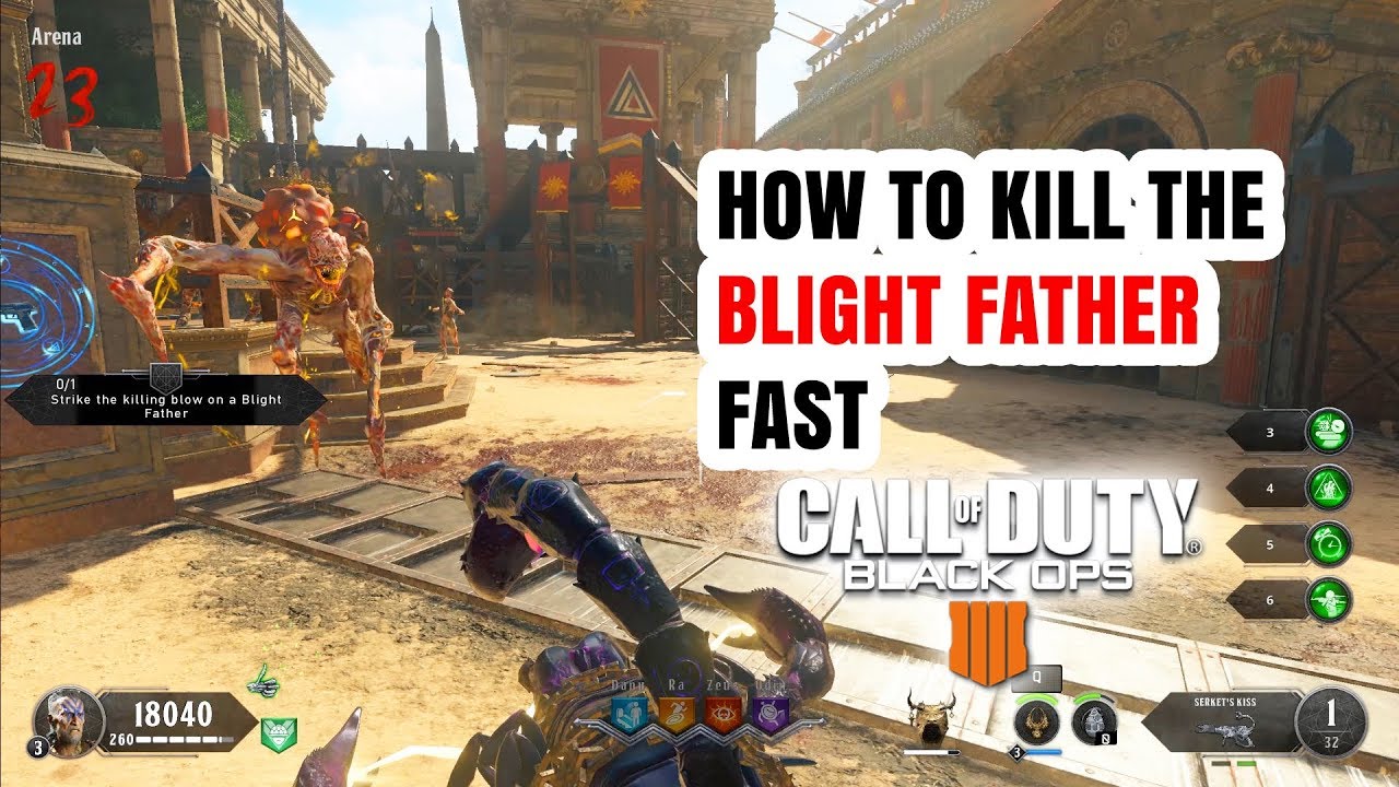 Call of Duty Black Ops 4 Zombies How to Kill the Blight Father Fast ...