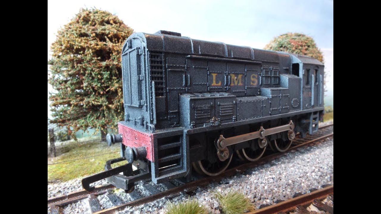 Lima Class 08 Diesel on Trio layout - YouTube