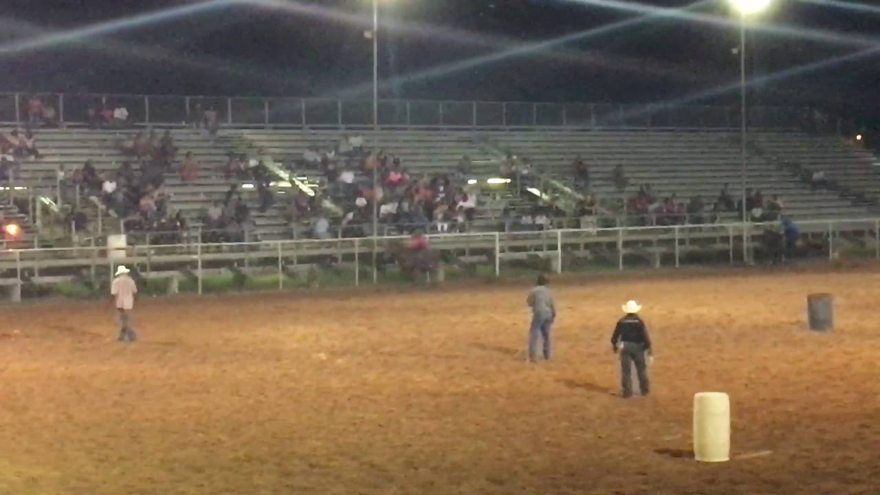 Okmulgee Rodeo 2016 Friday Night Pony Express 3rd Race - YouTube
