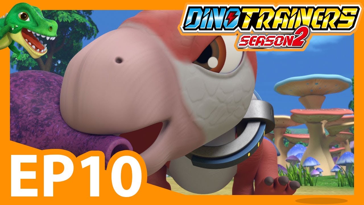 《心奇爆龙战车之强化龙来袭》EP10 吹泡泡的恐龙 | Dino Trainers: Super Dinos | Dinosaurs ...
