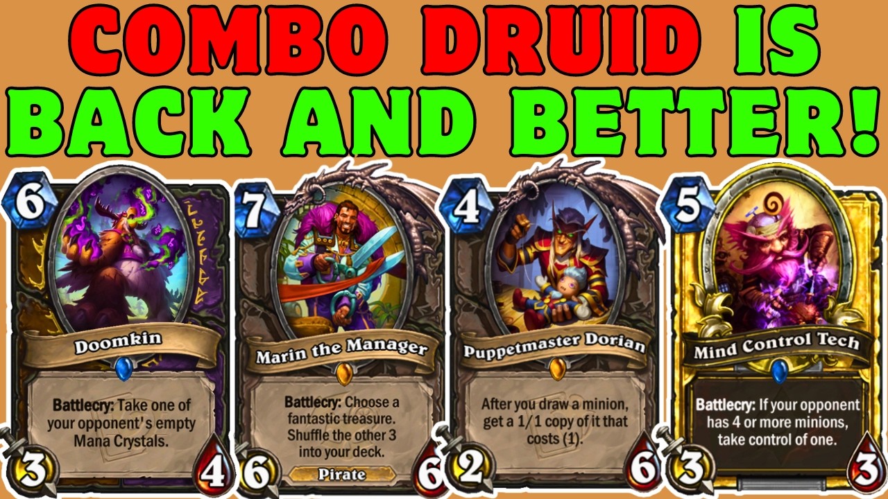 Stronger Post-NERF? Best COMBO DRUID Deck to Climb Legend Fast ...