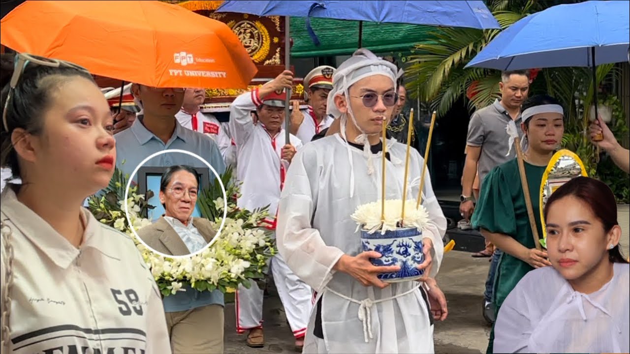 Cô 3 Bình Tinh, Hà Mỹ Anh khóc cạn nước mắt tại Lễ Động Quan Tiễn NSND ...