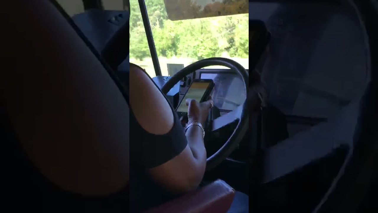 CAUGHT ON CAM: NJ school bus driver texts while driving
