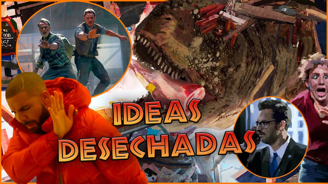 3 ideas DESECHADAS de Jurassic World Dominion - YouTube