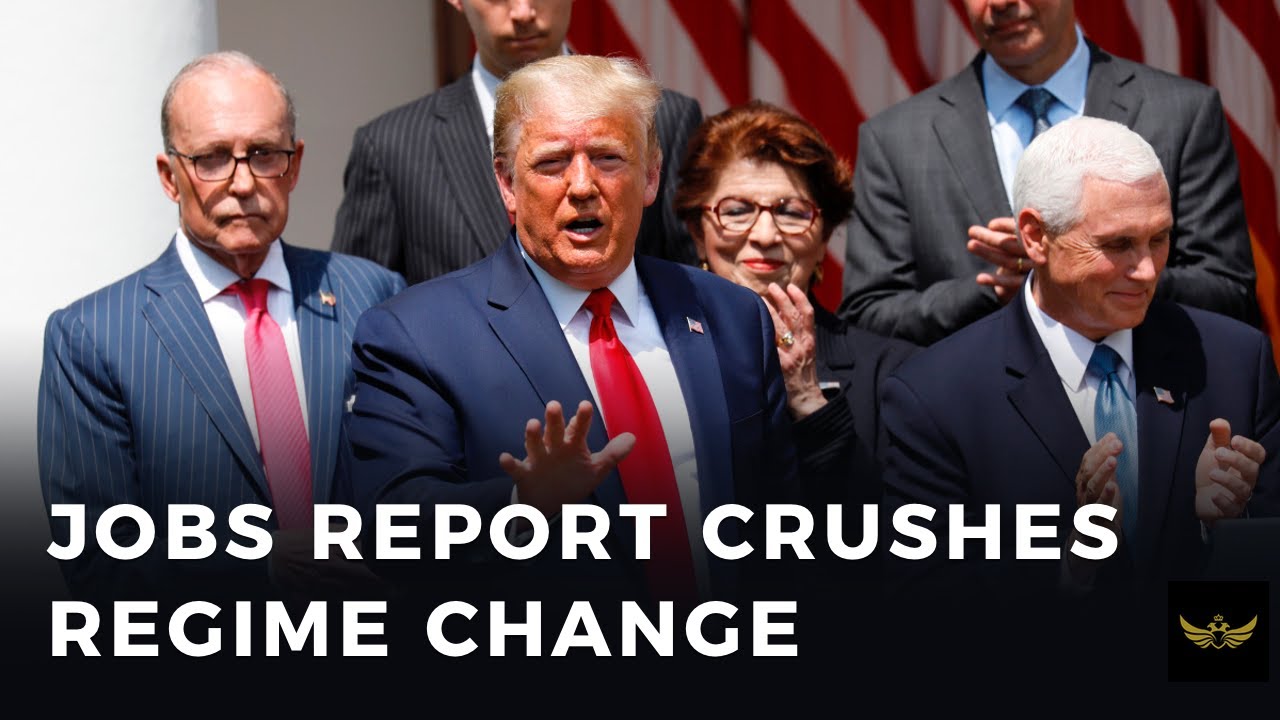 US jobs report CRUSHES regime change operation - YouTube