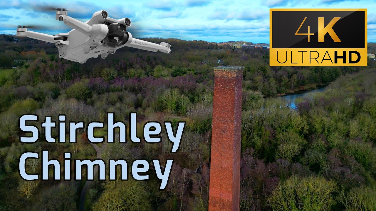 Stirchley Chimney - Drone Flight 4K - YouTube