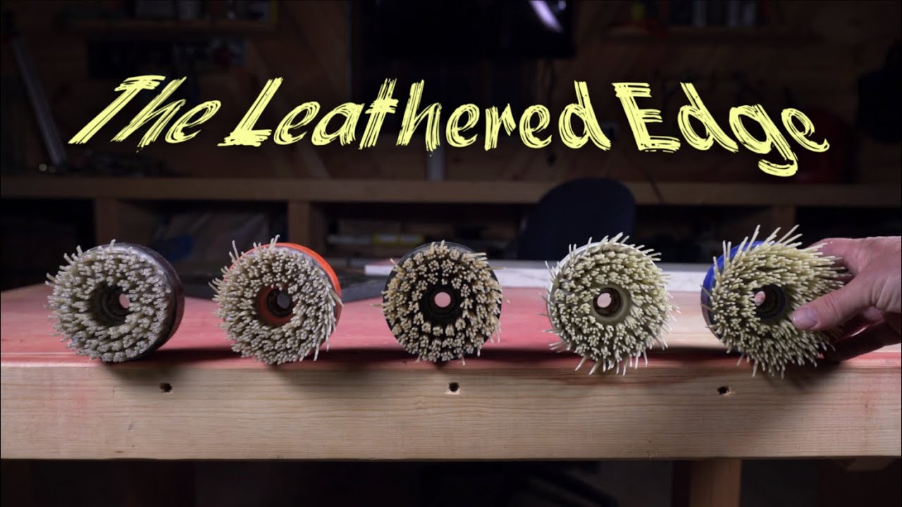 How To do a LEATHERED EDGE on Any Stone (Fast and Easy) - YouTube