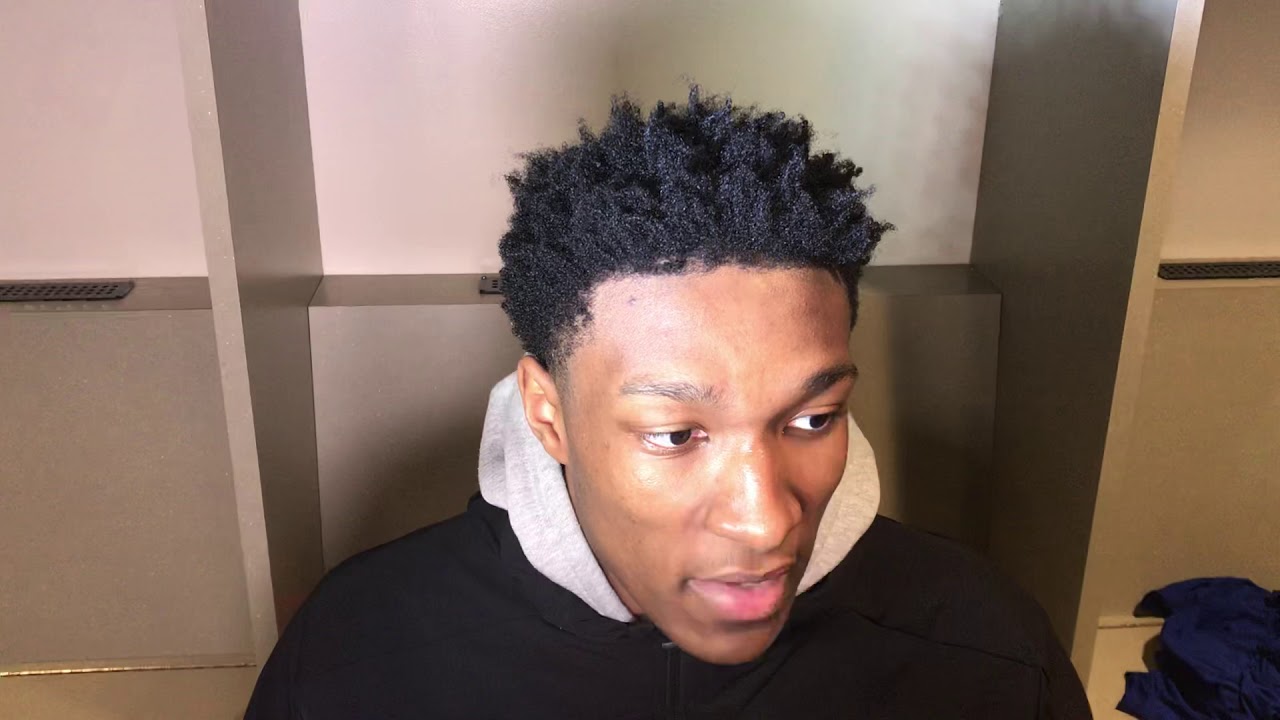 David McCormack after Big 12 quarterfinals - YouTube