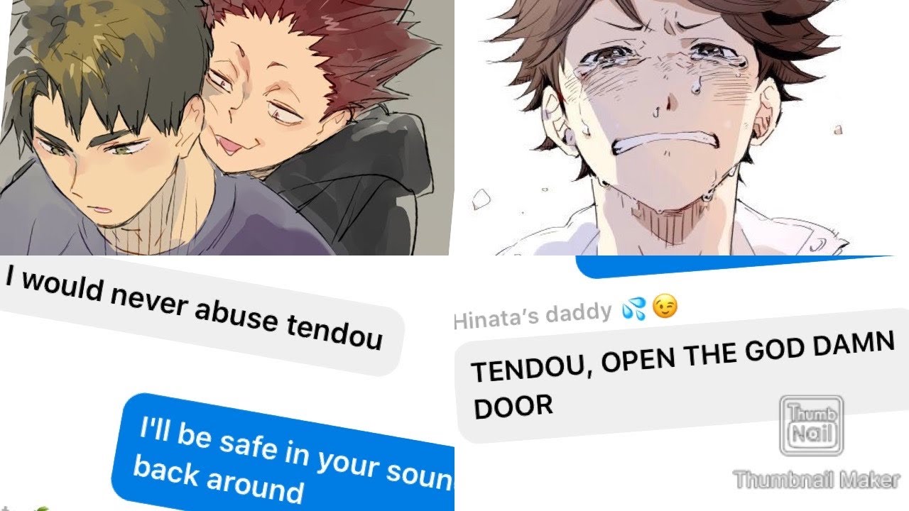 Tendou lyric pranks the group//Someone you love - YouTube