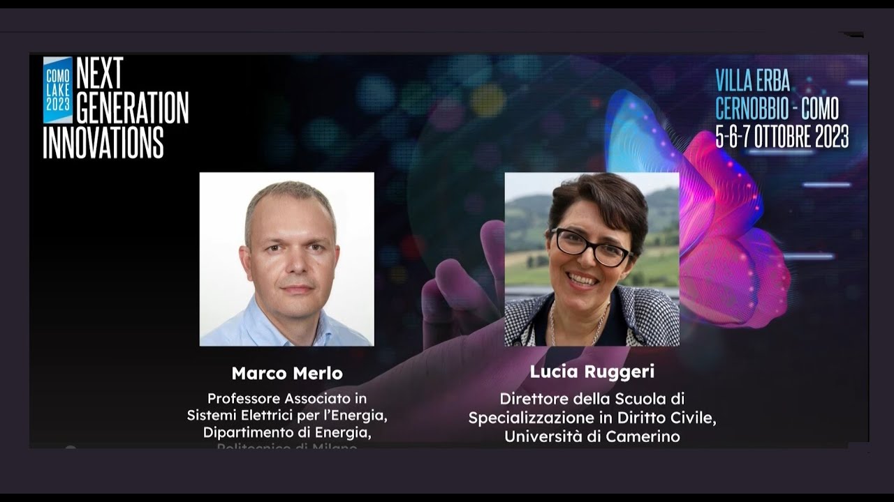 Interventi di Marco Merlo (Politecnico di Milano) e Lucia Ruggeri ...