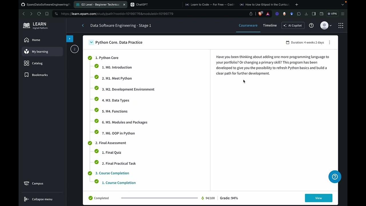 Practical Tasks Numbers, Data Types, Python Core, Data Software Engineering, Epam Training - YouTube