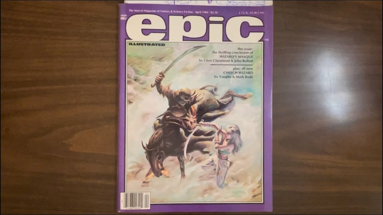 Epic Illustrated #23: unseen Cheech Wizard by Bodé, Lee Elias, Zoran ...